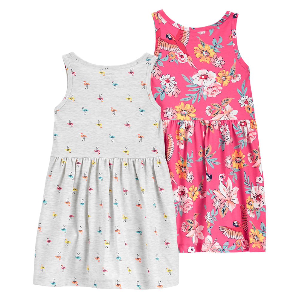 Carter´s Pack 2 Vestidos Musculosa Floral